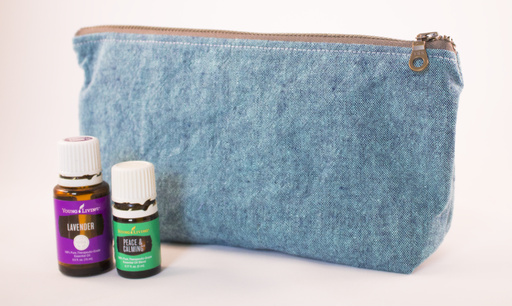 simple Essential Oil Pouch {Teal} - Essentially Handmade