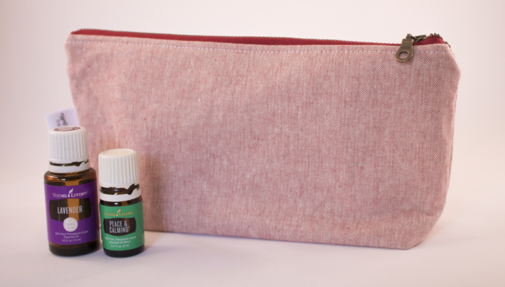 simple Essential Oil Pouch {Red} - Essentially Handmade