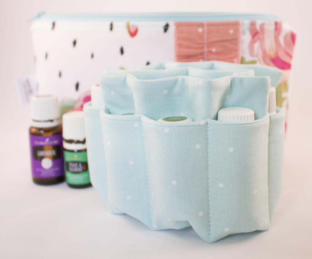 Essential Oil Pouch {Rosie} - Essentially Handmade
