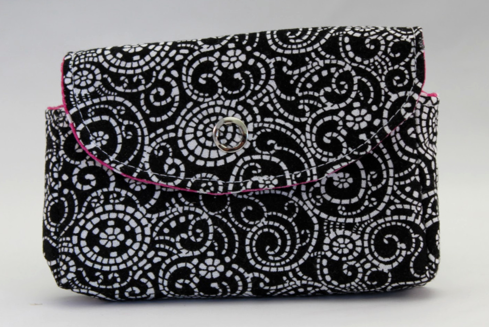 Snap Gift Card Pouch {Swirl} - Essentially Handmade